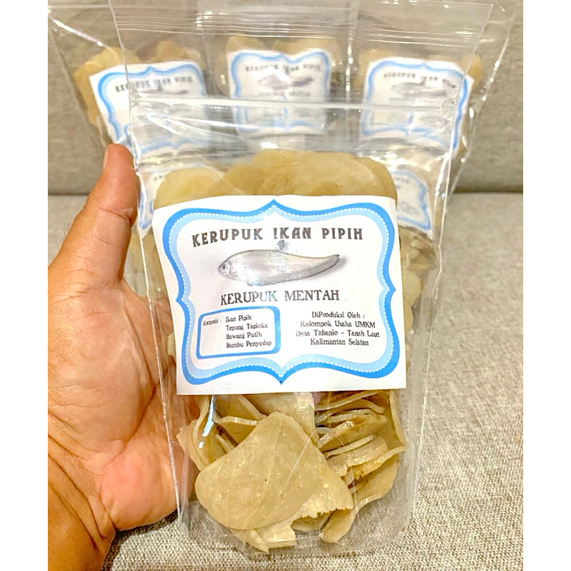 Jual Kerupuk Mentah Ikan Pipih Kemasan 500 gram Kaya Rasa Serta Gurih ...