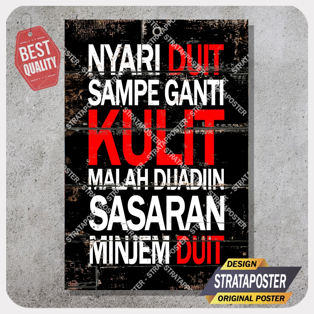 Jual Poster kamar aesthetic Hiasan dinding kata2 motivasi | Shopee ...