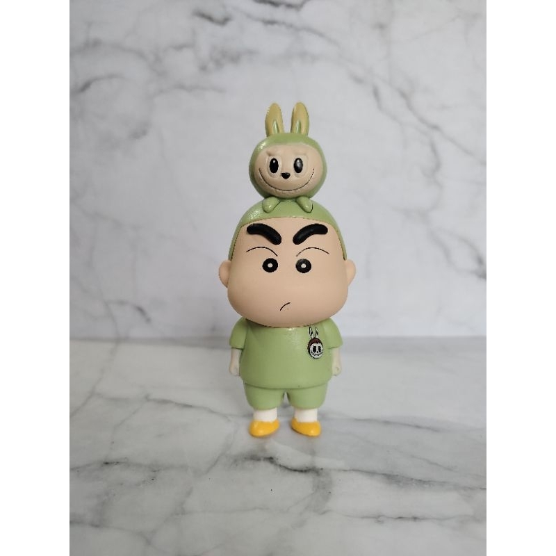 Jual FIGURE CRAYON SHINCHAN X LABUBU HIJAU | Shopee Indonesia