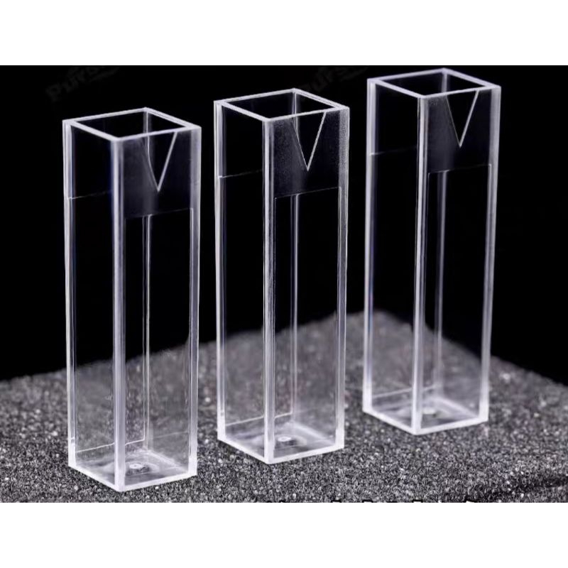 Jual Kuvet mika Cuvet plastik Disposable cuvette makro 4.5 ml Cuvet ...
