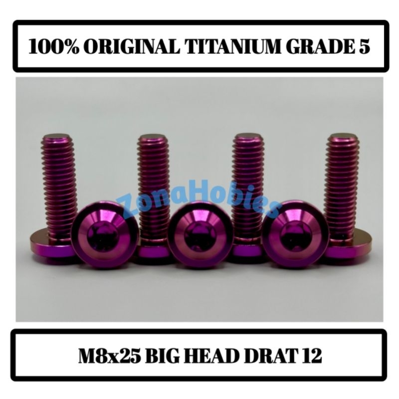 Jual Baut Titanium gr5 M8x25 Harga satuan | Shopee Indonesia