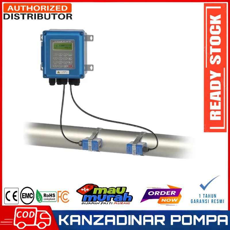 Jual TUF-2000B TM-1 Ultrasonic flow meter DN50mm-DN700mm wall mounted ...