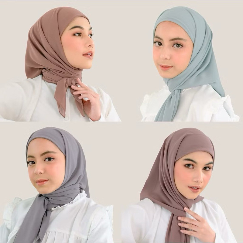 Jual RAJA BERGO - JILBAB SEGIEMPAT INNER 2 In 1 Pollycotton Premium ...