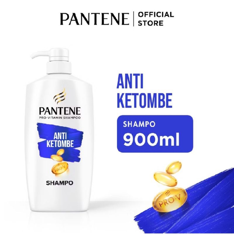 Jual Pantene shampoo anti ketombe Pro-V perawatan rambut botol pump 400 ml / 900 ml | Shopee ...