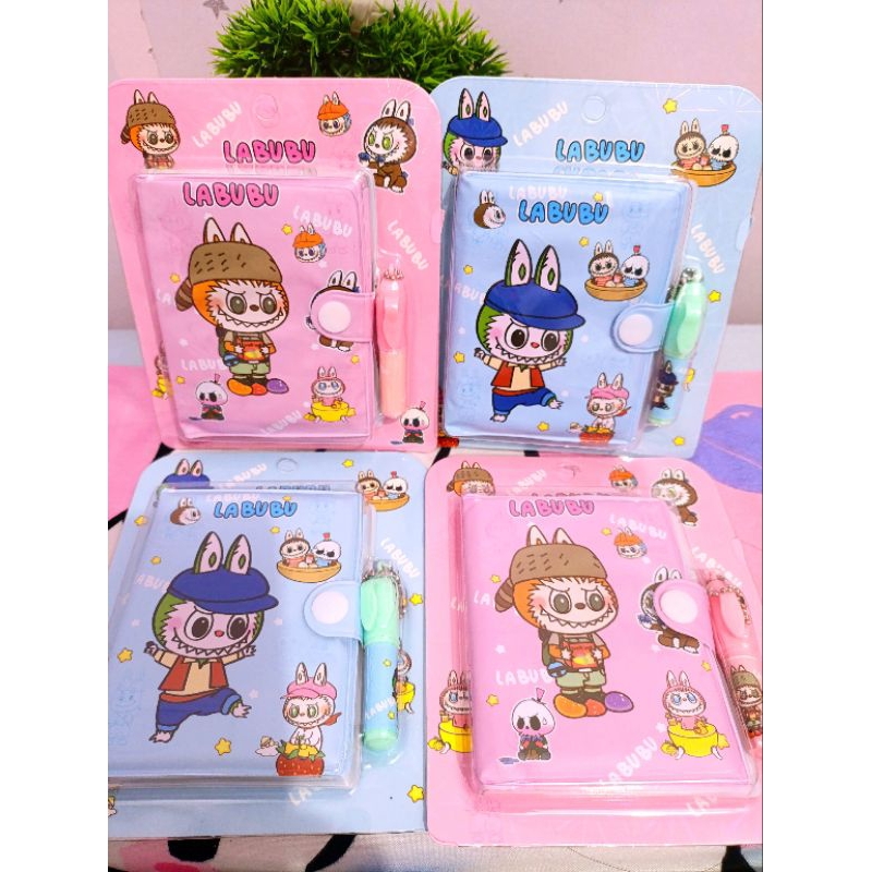 Jual BUKu NOTEBOOK LABUBU viral size buku10x8 cm | Shopee Indonesia