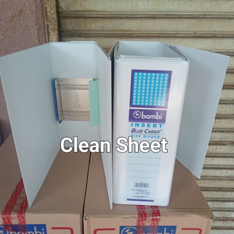 Jual Odner pipe binder bambi A4 100mm 2 pipes(Harga/1 dus,isi 12 pcs ...