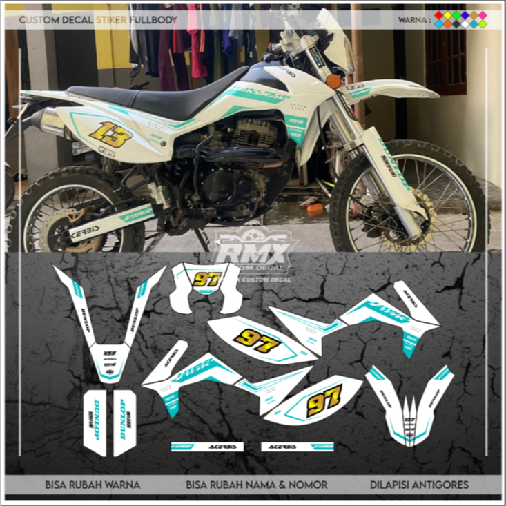 Jual DECAL VIAR 150-200 FULLBODY (001) DEKAL STIKER CX CROSS X SE DB GT ...