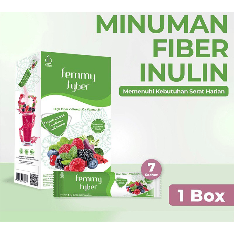 Jual Femmy Fyber Minuman Fiber isi 7 Sachets | Shopee Indonesia