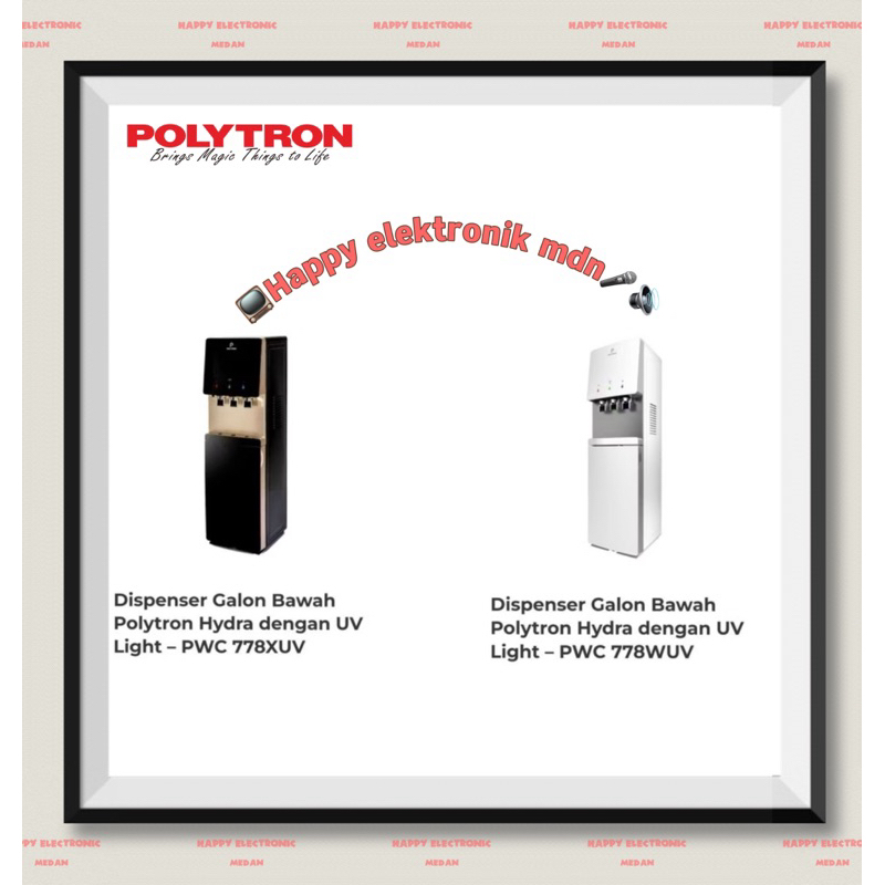 Jual POLYTRON Dispenser UV HYDRA Bottom Loading PWC 778 XUV/MUV ...