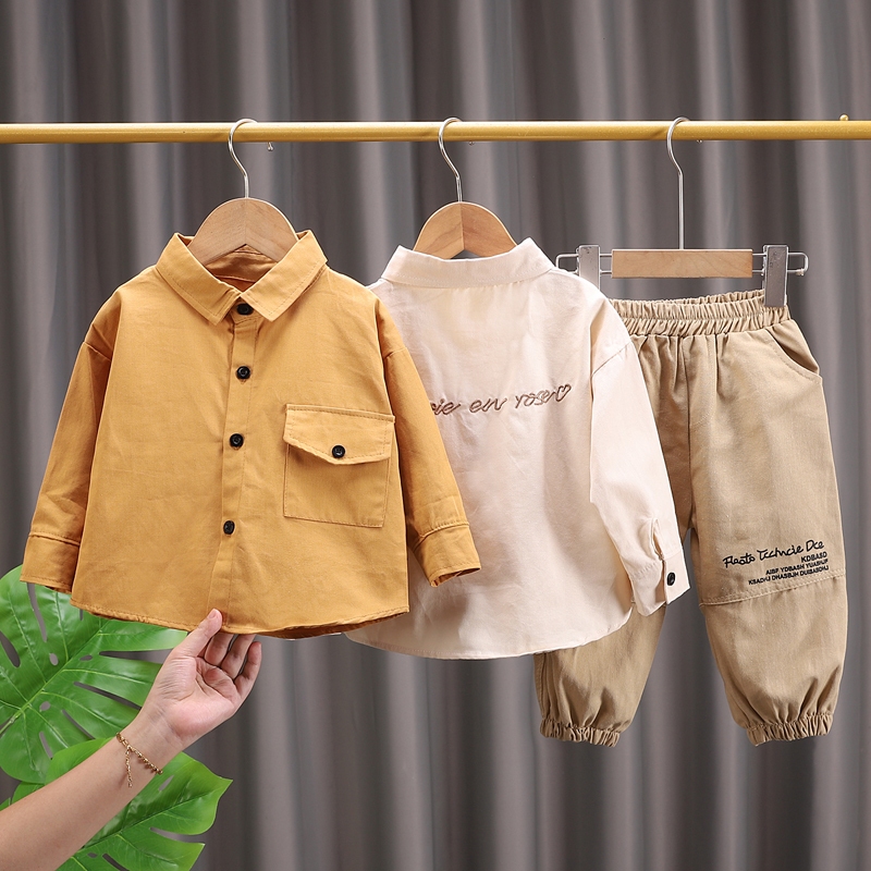 Jual SETELAN ANAK LAKI-LAKI / SET KEMEJA CELANA PANJANG KATUN KEKINIAN ...