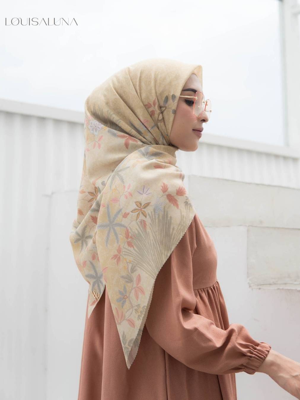 Jual Hijab Segiempat Motif Voal Premium Lasercut - Sophia 120 & 135 cm - Lembut & Elegan ...