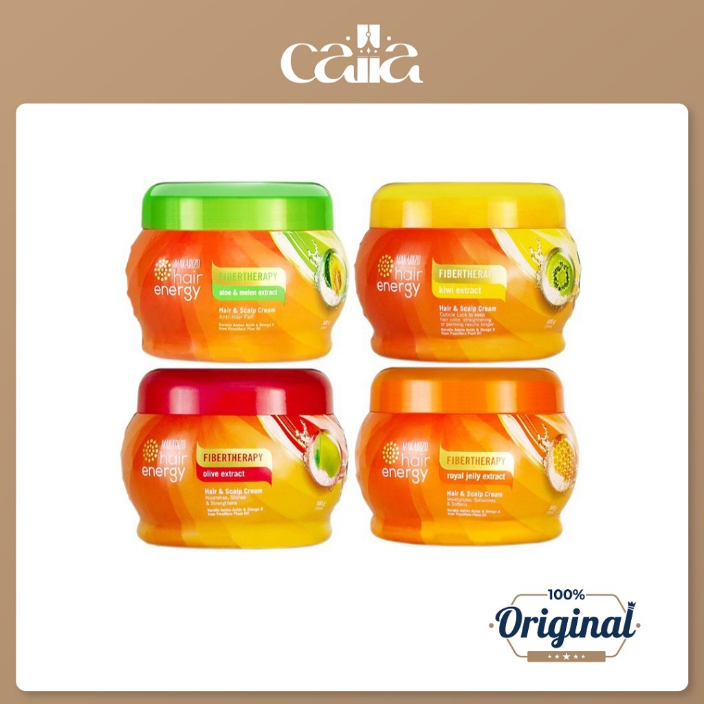 Jual Makarizo Hair Energy Hair & Scalp Creambath Fibertherapy 500gr ...