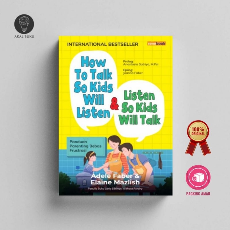Jual How To Talk So Kids Will Listen & Listen So Kids Will Talk - Adele ...
