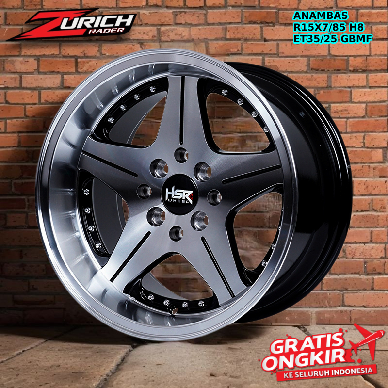 Jual Velg Mobil Ring 15 Hsr Wheel Anambas R15 Pelek Untuk Ignis Freed Etios Jazz Mobilio Swift ...