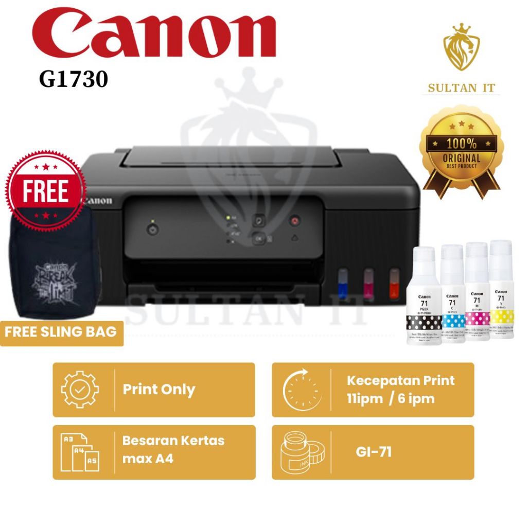 Jual Canon Printer PIXMA G1730 Original | Shopee Indonesia