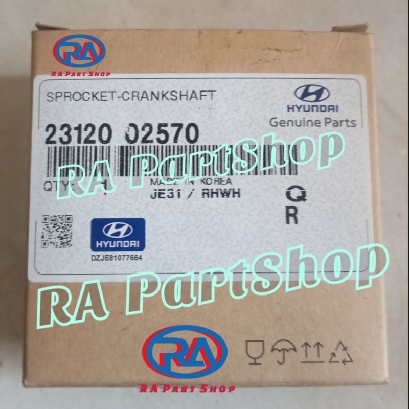 Jual Sproket Sprocket Crankshaft Gear Timing Askruk Hyundai Atoz Kia ...