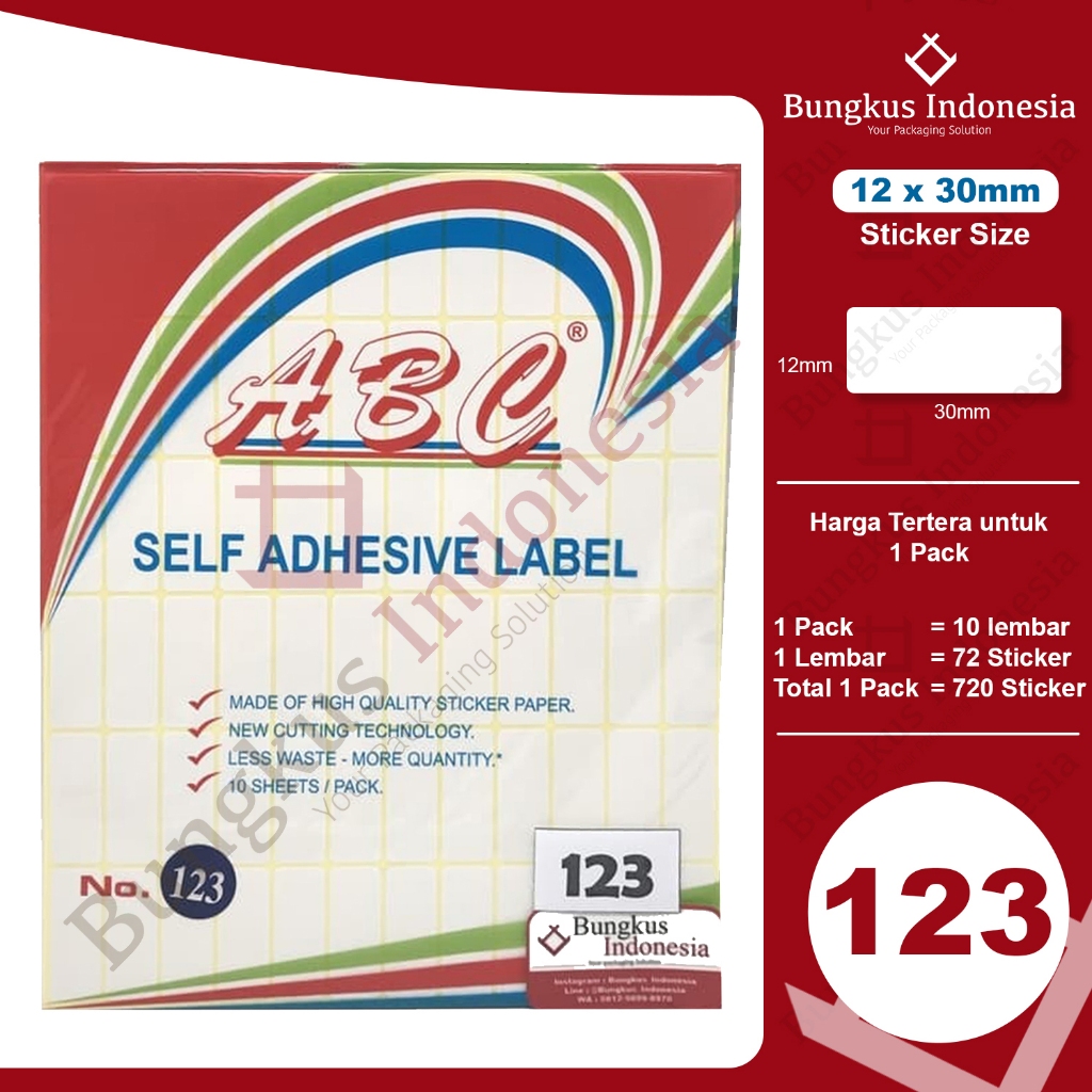 Jual Stiker Label 123 / Sticker | Shopee Indonesia