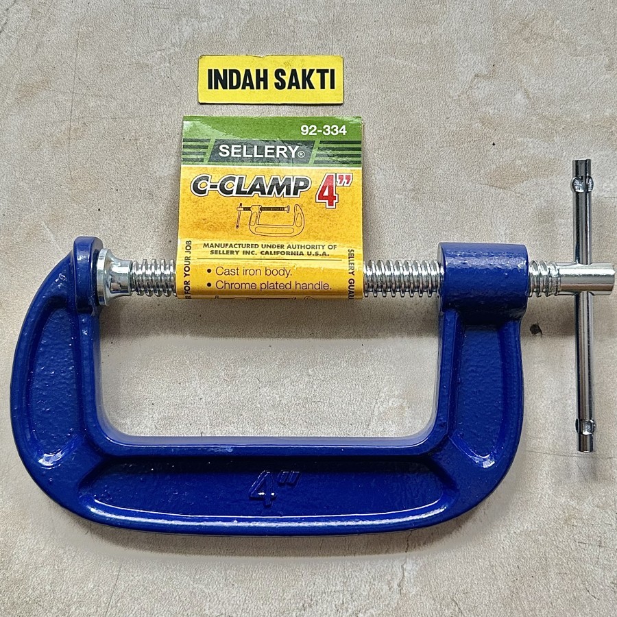 Jual Catok Clamp Penjepit / Klem C / C-Clamp 4 inch Sellery | Shopee ...