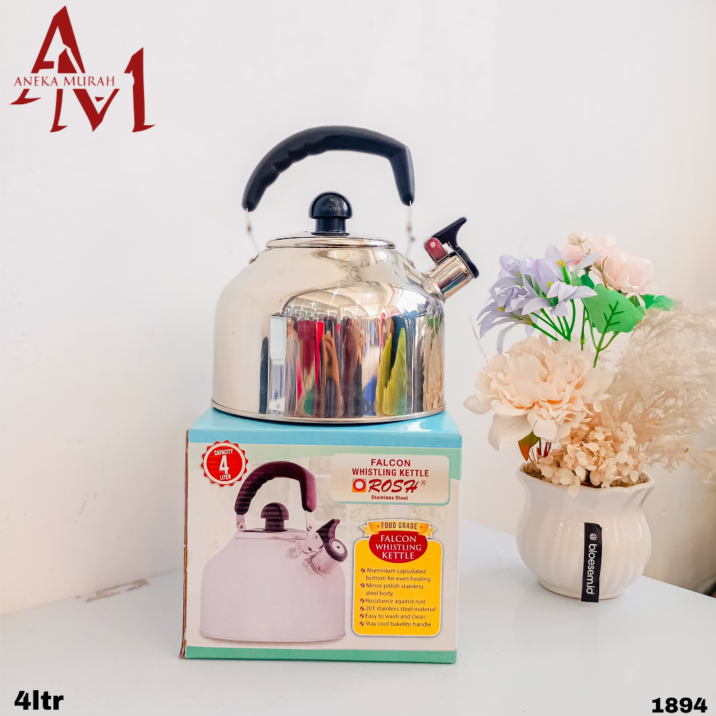 Jual 555 - TEKO FALCON 4 LITER / FALCON WHISTLING KETTLE ROSSA ...