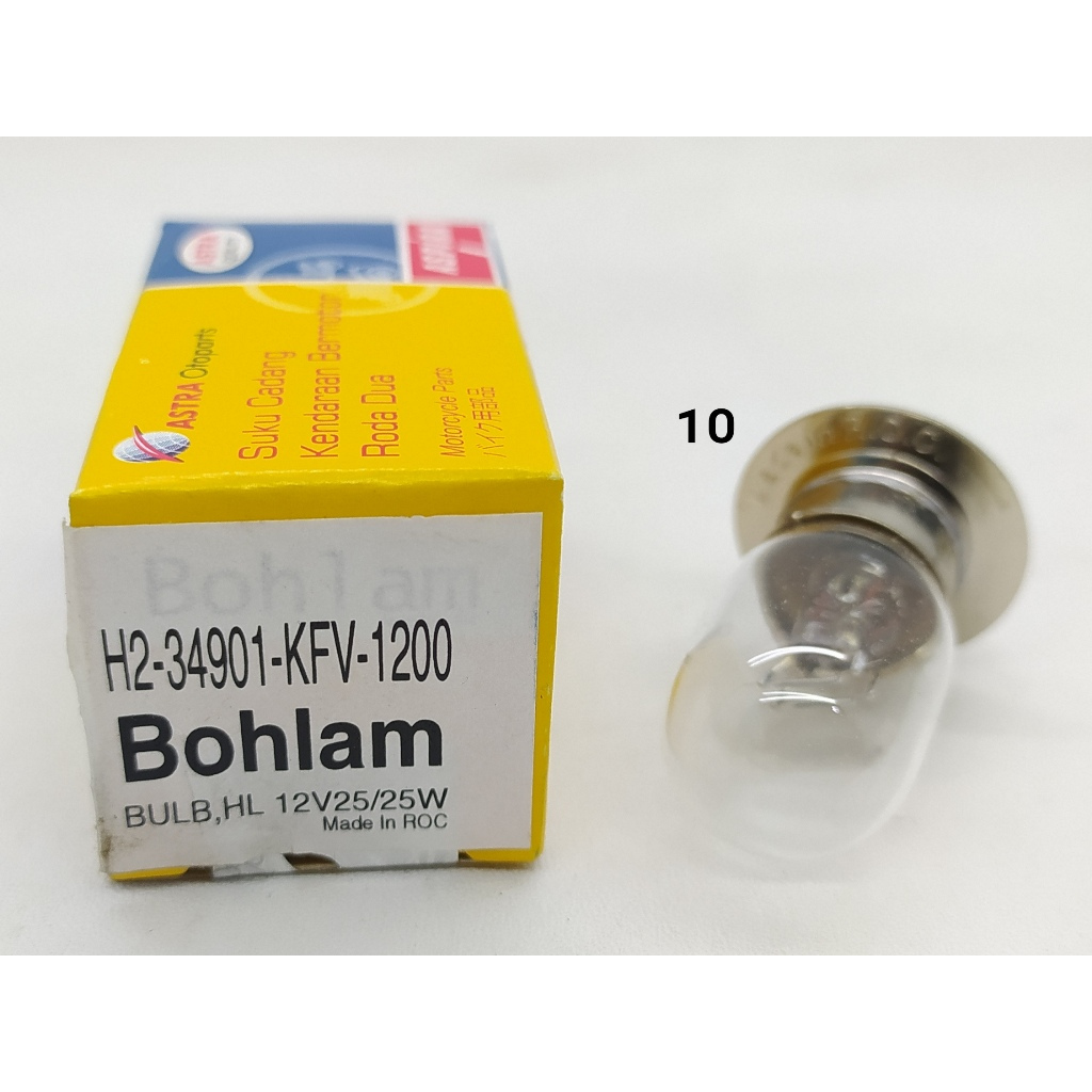 Jual BOHLAMP LAMPU DEPAN 12V 25/25V COCOK UNTUK HONDA BEBEK ORIGINAL ...