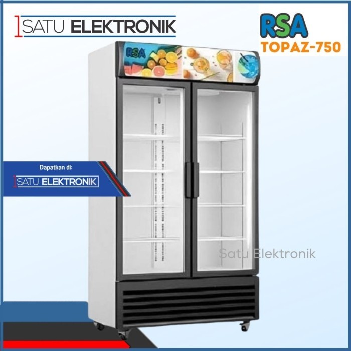 Jual RSA Showcase 2 Pintu Topaz 750 8 Rak - 730 LIter Pendingin Display ...