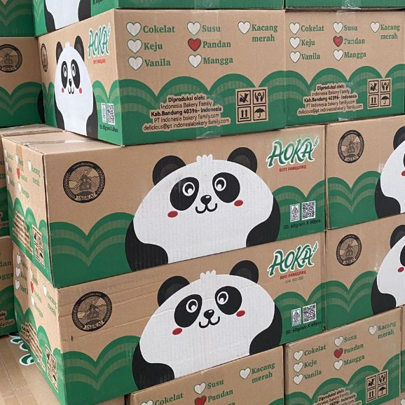 Jual [GSSNACK] 1 DUS ROTI PANDA BREAD ISI 60 ROTI PANDA ROTI ISIAN BISA ...