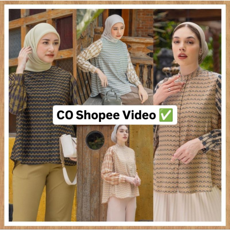 Jual Lea Blouse Heavenlights | Shopee Indonesia