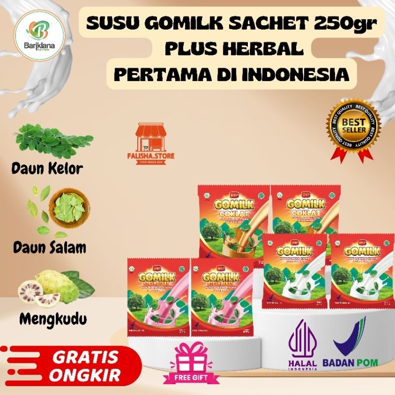 Jual Susu Gomilk Sachet 250gram isi 10 sachet -Rasa Enak sehat untuk ...