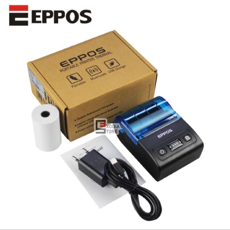 Jual renesstorejbr | Mini Portable Thermal Printer Bluetooth Baterai Rechargeable EPPOS EP5821 ...