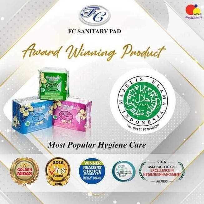 Jual AVAIL NIGHT USE Merah, Hijau, Biru Pembalut Wanita | Shopee Indonesia