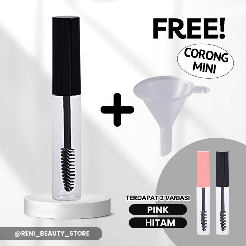 Jual Botol Maskara Kosong 10ml Gratis Corong Mini Empty Mascara Bottle ...