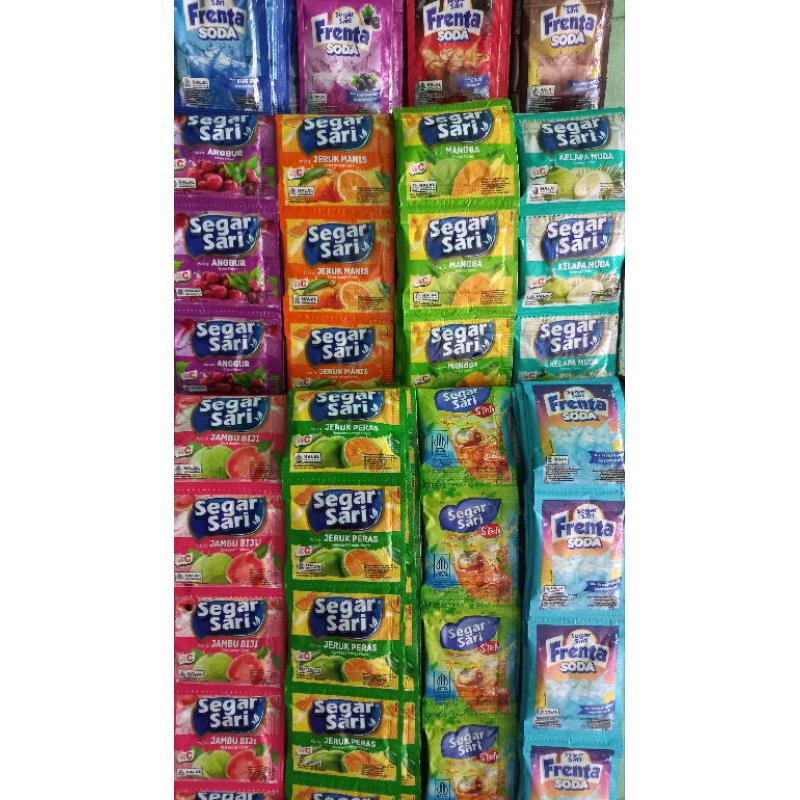 Jual Segar Sari All Varian Rasa 1 Renceng Isi 10 Sachet @6g | Shopee ...