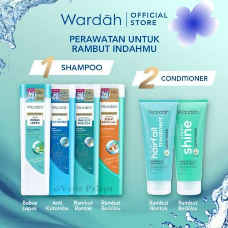 Jual WARDAH SHAMPO & CONDITIONER SERIES | DAILY SHAMPO WARDAH | Shopee ...