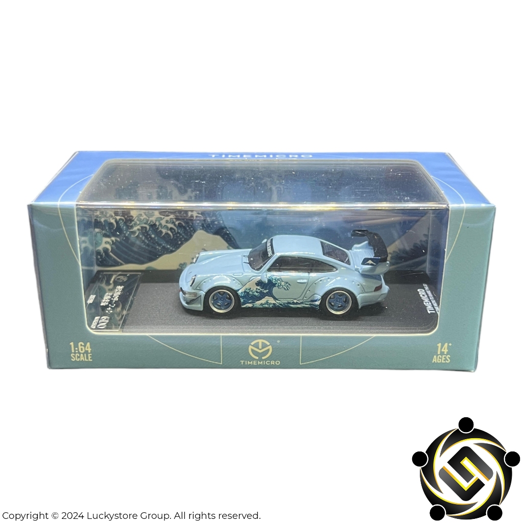 Jual Time Micro x GDO Hunter 1:64 RWB Porsche 964 The Great Wave of ...