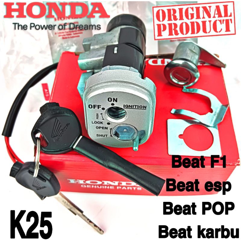 Jual K25 asli original set Kunci Kontak + Jok Honda BEAT Fi Beat pop ...