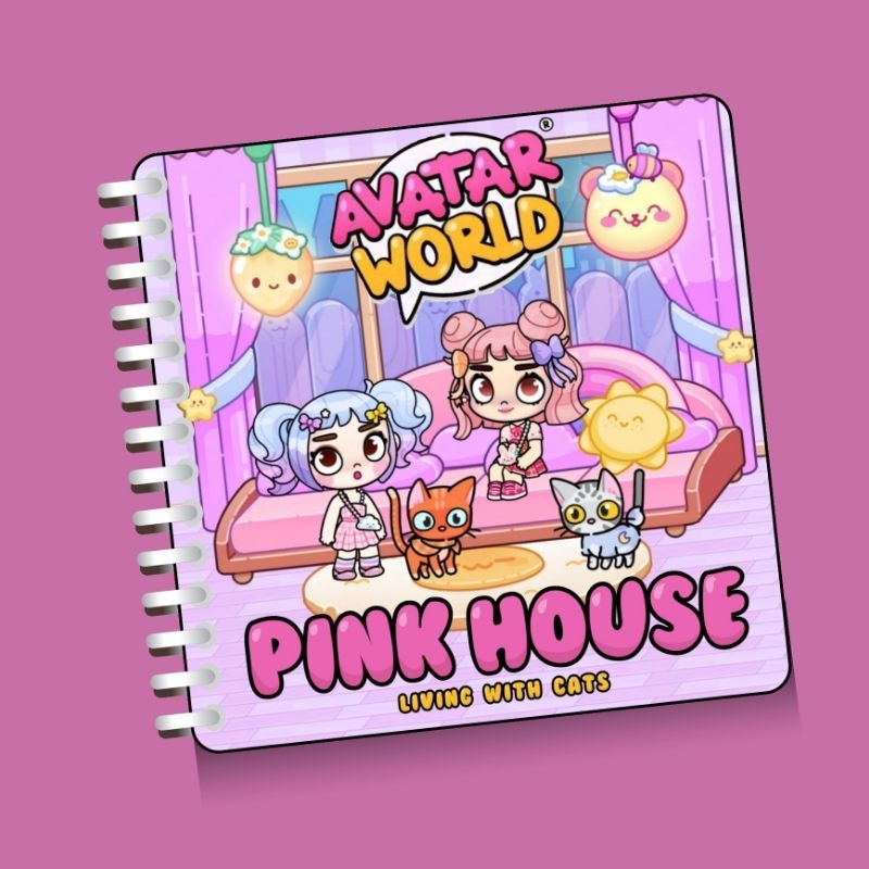 Jual Paper Doll House Avatar World edisi Pink House Sudah Dirangkai ...