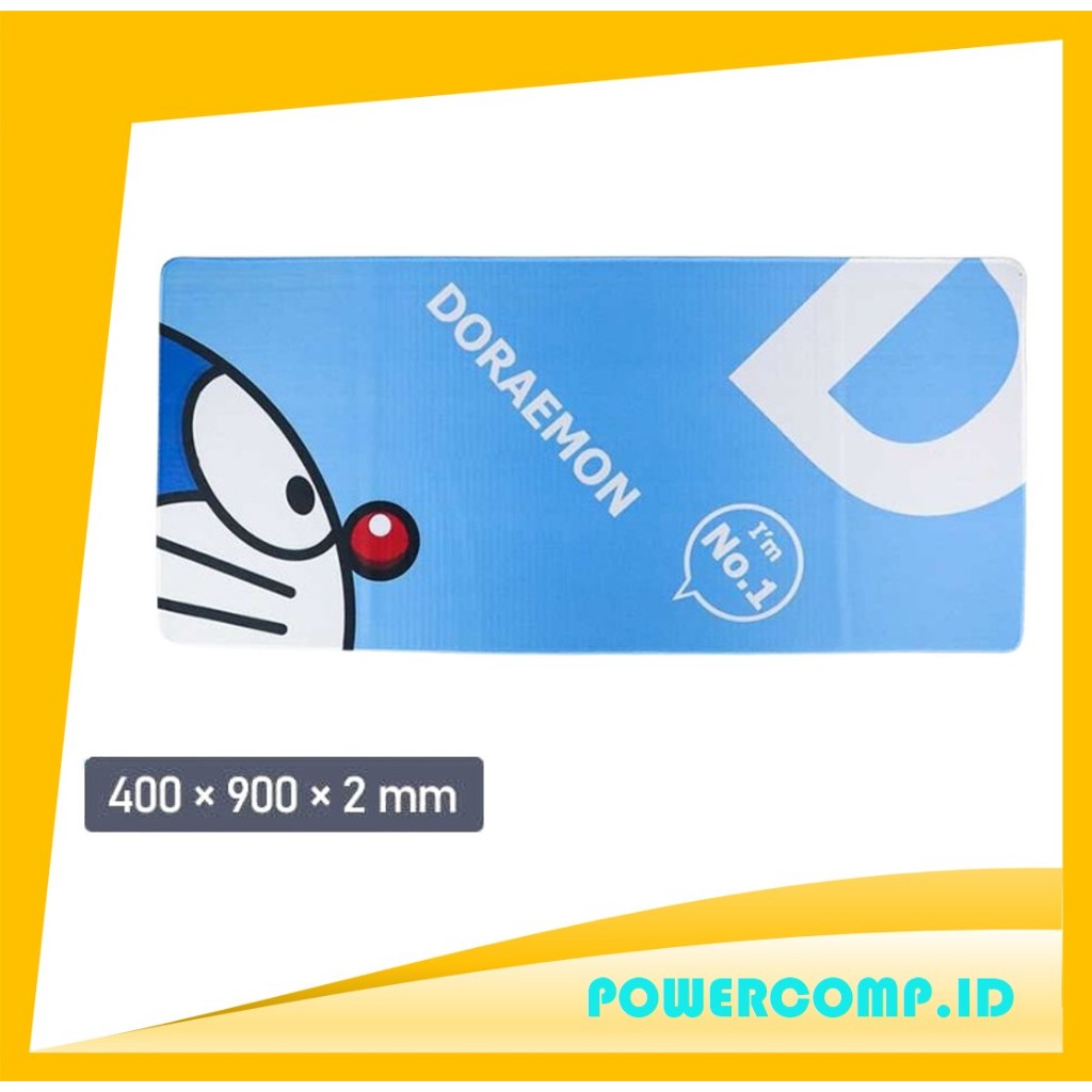Jual Gaming Mouse Pad XL Desk Mat Motif Doraemon 400 x 900 mm Mousepad ...