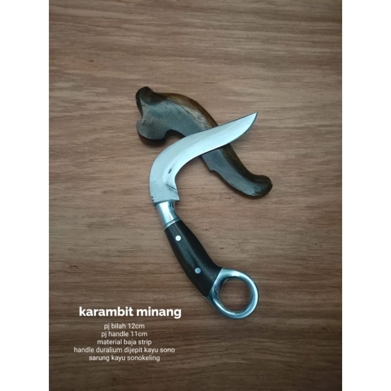 Jual PISAU KARAMBIT MINANG NATURAL KLASIK | Shopee Indonesia