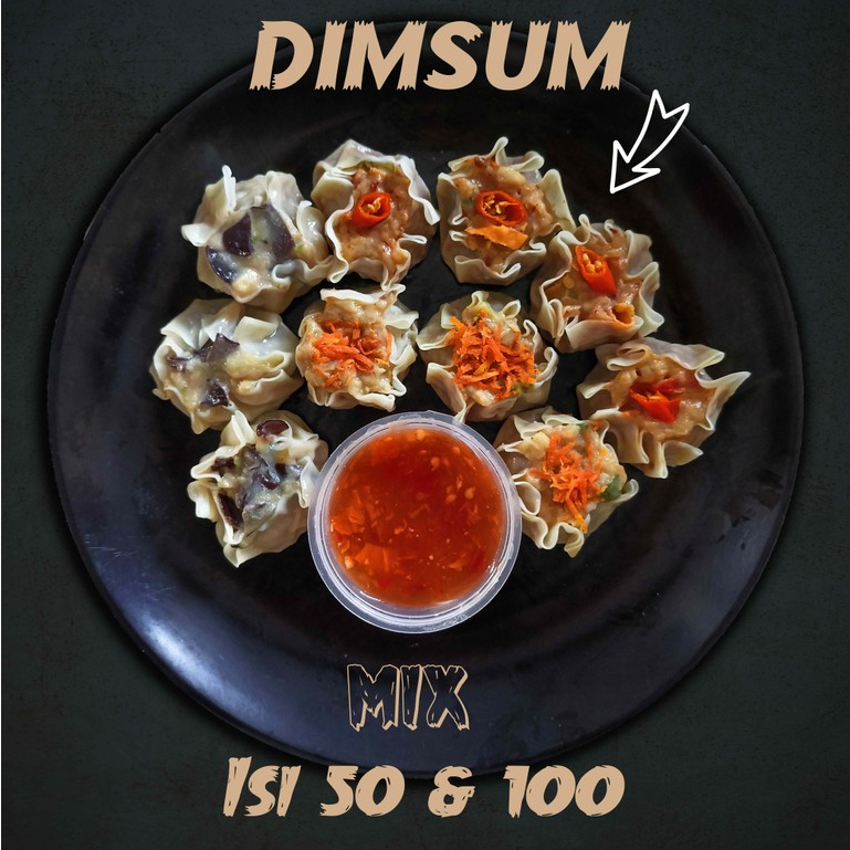 Jual Dimsum Ukuran Standard – 50pcs & 100pcs, Varian Original, Pedas ...