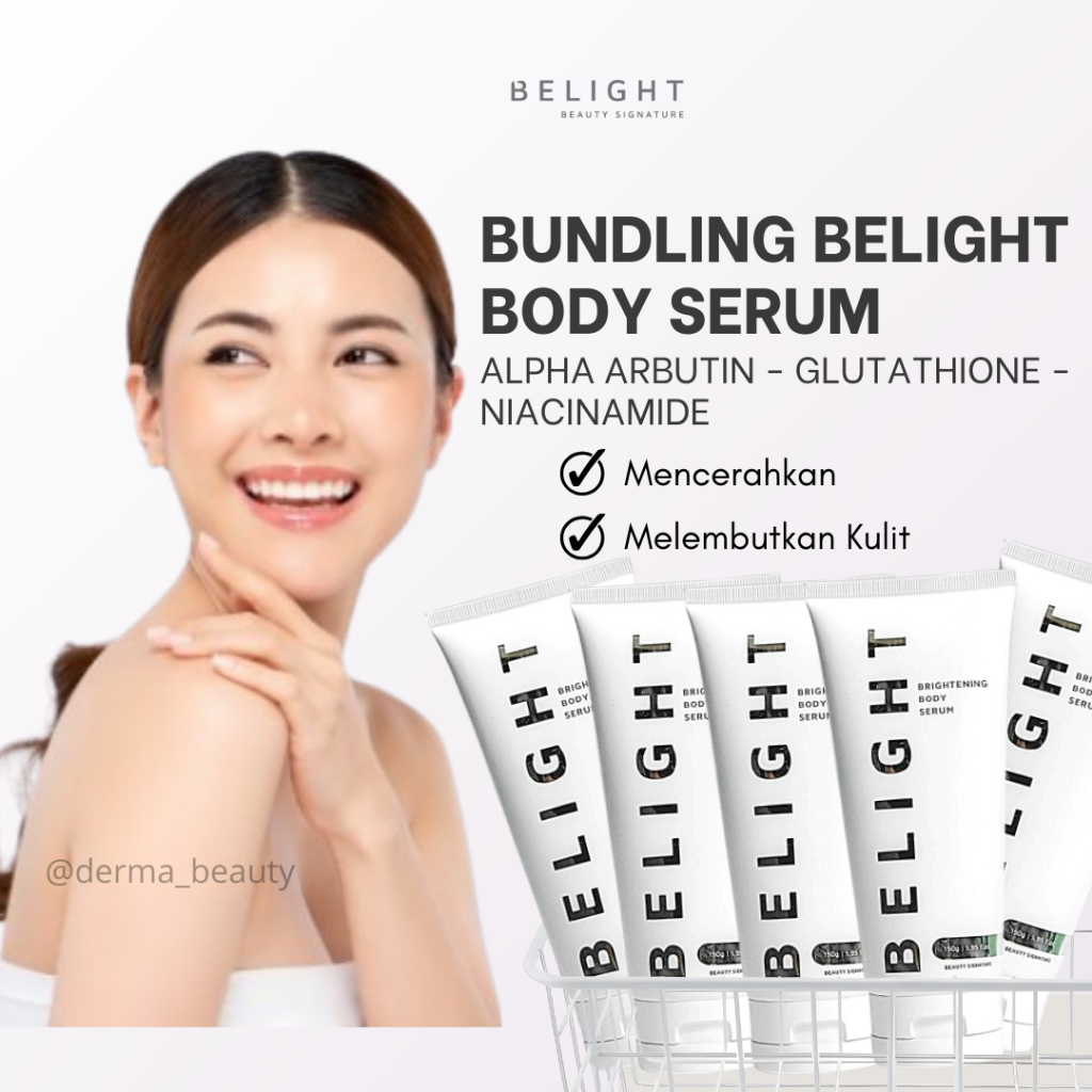 Jual BUNDLING BELIGHT BODY SERUM ISI 5PCS - EXTRA WHITENING HANDBODY ...