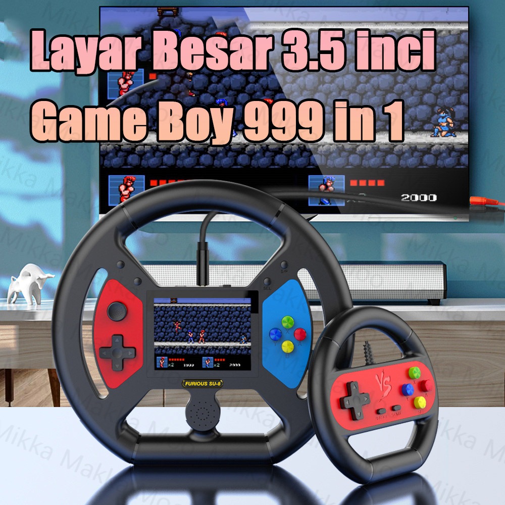Jual 999 in 1 Game Boy Retro 2 Player Konsol Game Konsol Portable Game ...
