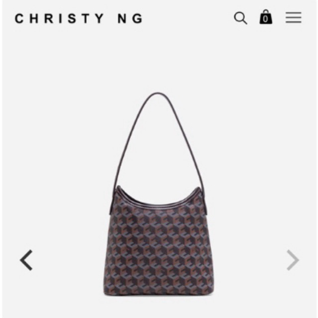 Jual Alesso Mini Hobo Bag Christy Ng Chestnut Brown | Shopee Indonesia