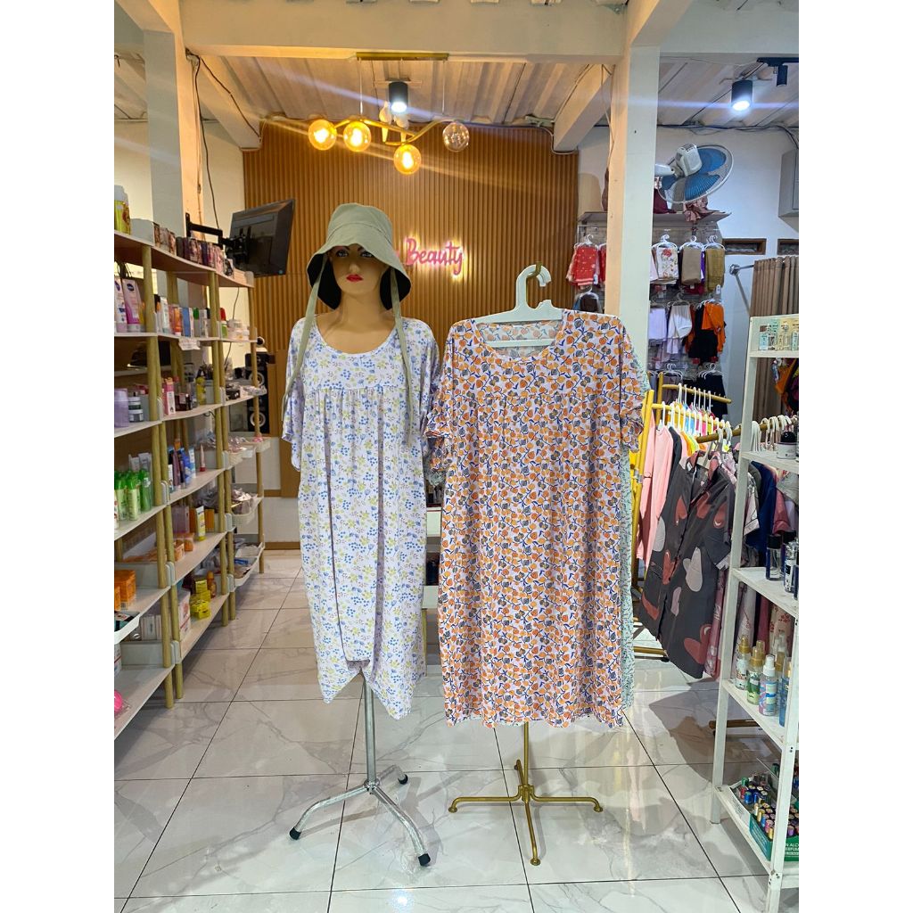 Jual BAJU DASTER WANITA PREMIUM BUNGA BUNGA | Shopee Indonesia