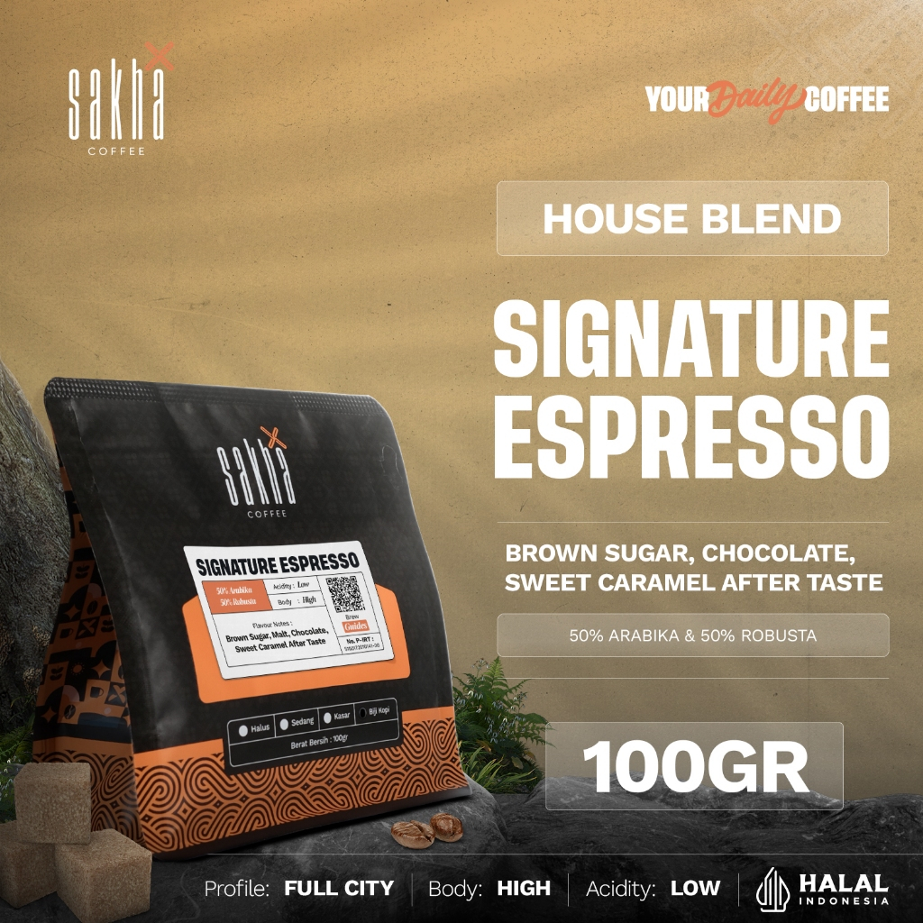 Jual Kopi Espresso Blend Signature Coffee Roast Beans 100gram Biji ...