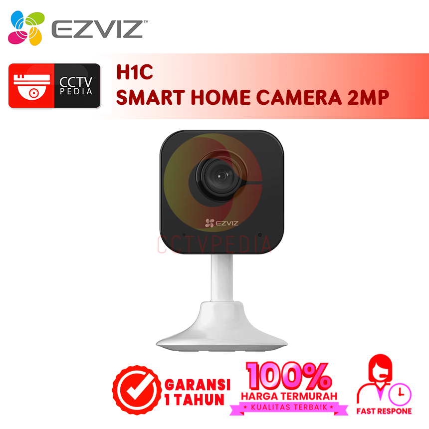 Jual Camera Ezviz H1C 2MP Smart Home Wi-Fi | Shopee Indonesia