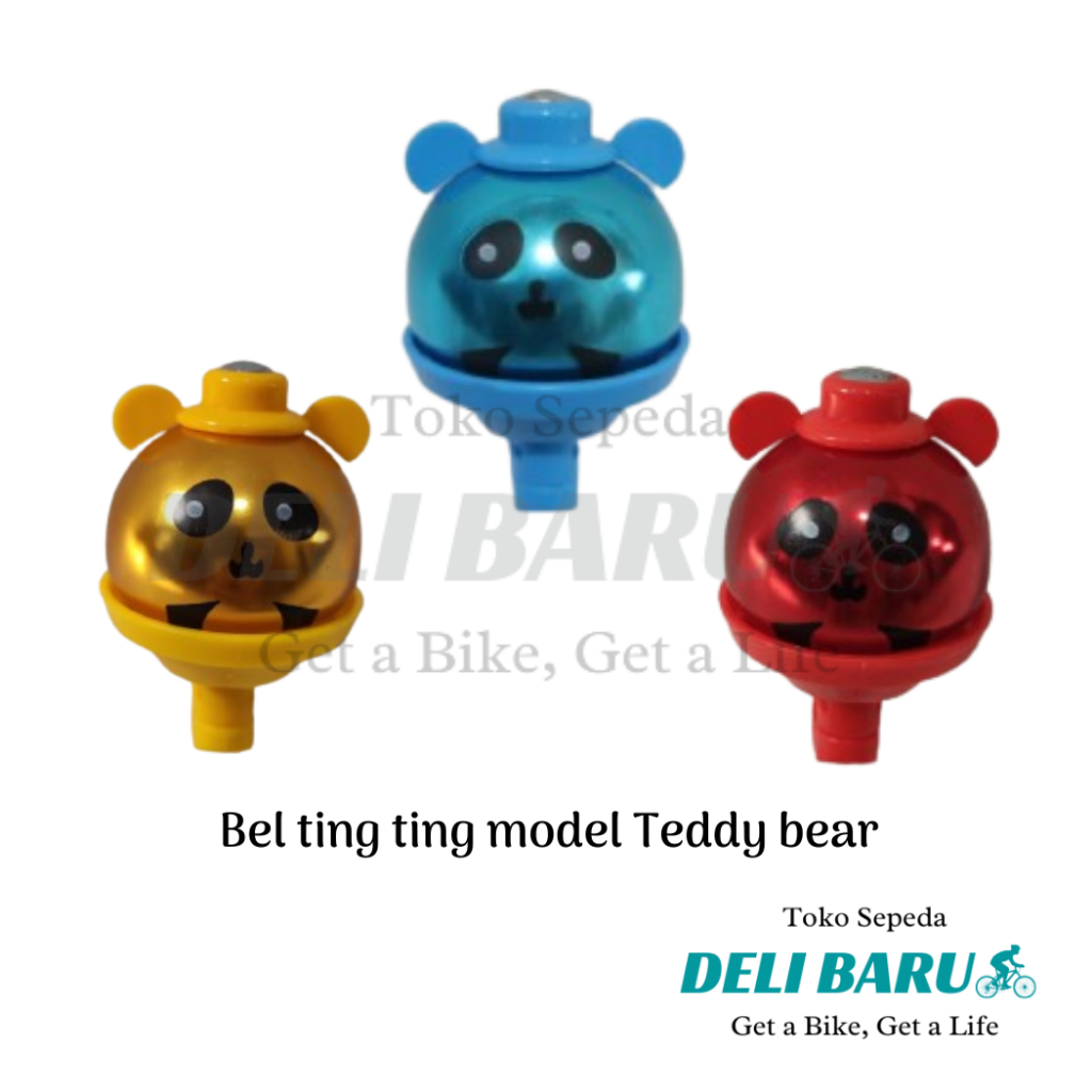 Jual Bel sepeda model teddy bear bel ting ting lucu klakson sepeda imut ...