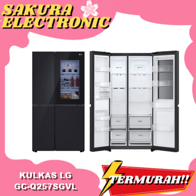 Jual LG GC-Q257SGVL 655 L KULKAS SIDE BY SIDE INSTAVIEW INVERTER GCQ257SGVL SGVL | Shopee Indonesia