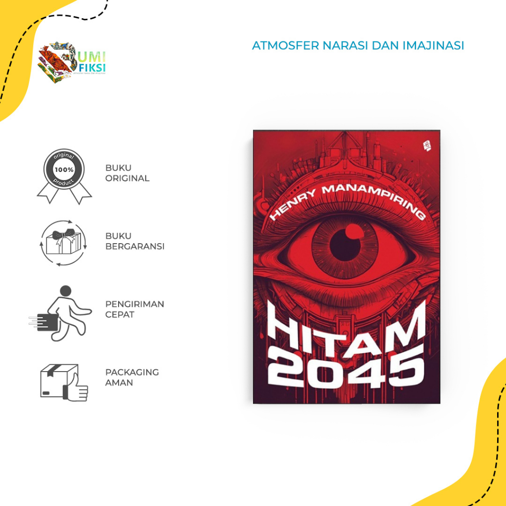 Jual Buku Novel Hitam 2045 - Henry Manampiring - Bukune - Bumifiksi ...