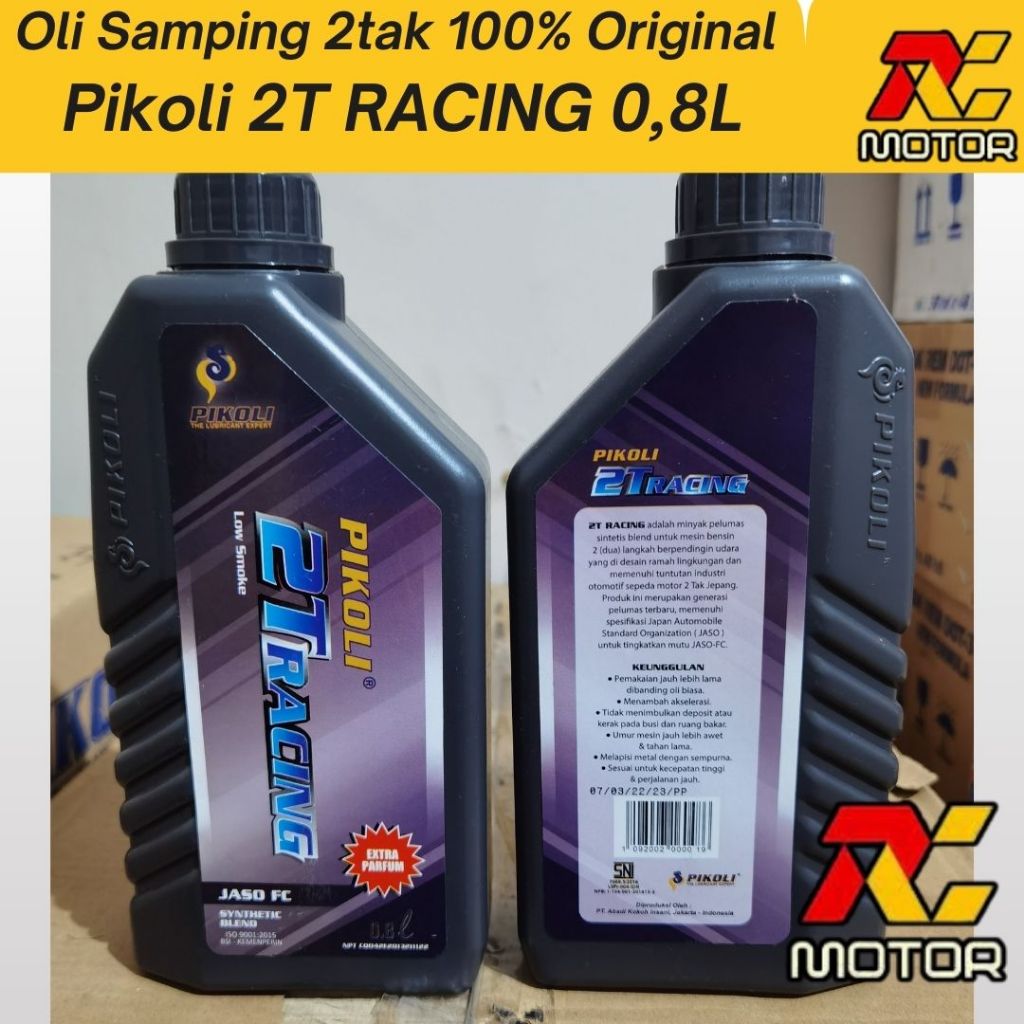 Jual OLI SAMPING PIKOLI 2T RACING JASO FC 800ML OLSAM MOTOR 2 TAK ...