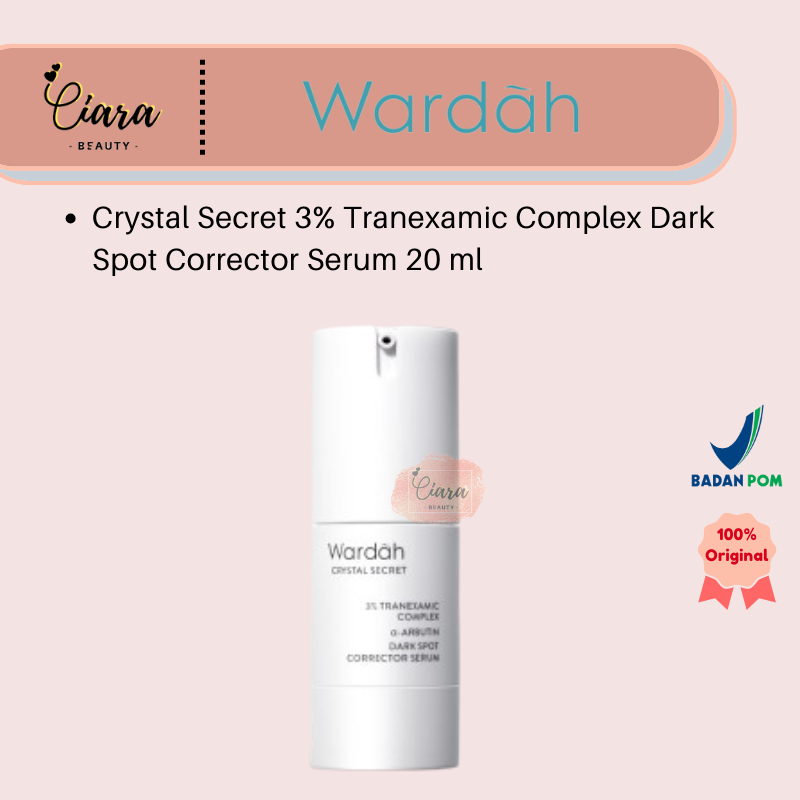 Jual Wardah Crystal Secret 3 % Tranexamic Complex Arbutin Dark Spot ...